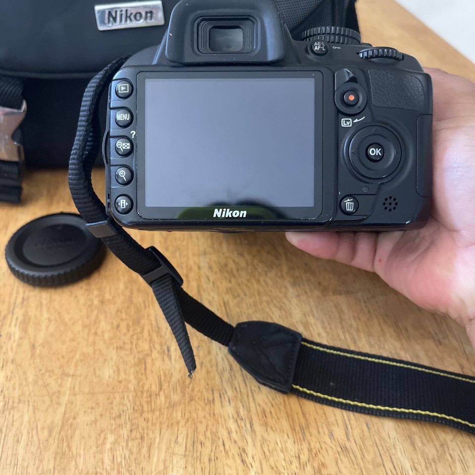 Nikon D D3100 14.2MP Digital SLR Camera - Black READ DISCRIPTION ...