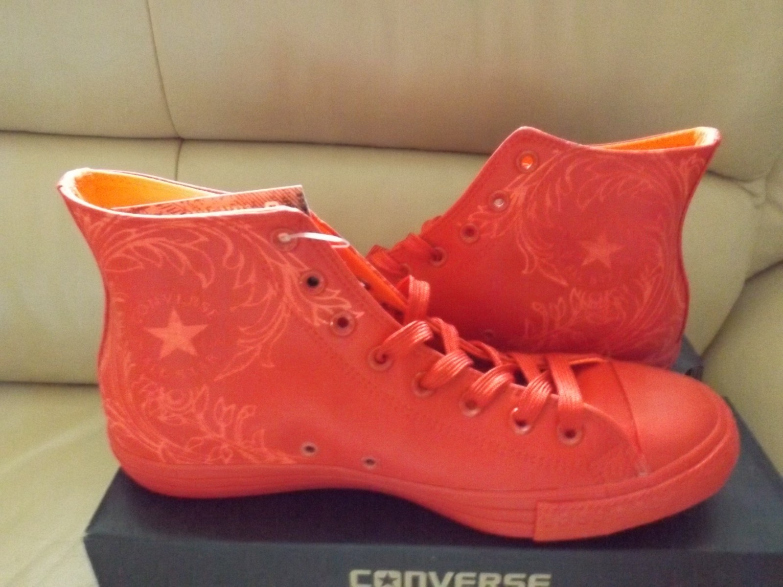 Converse CTAS Laser Tech Tuff High Men's Size 10 Shoes Casino/Lava NEW ...