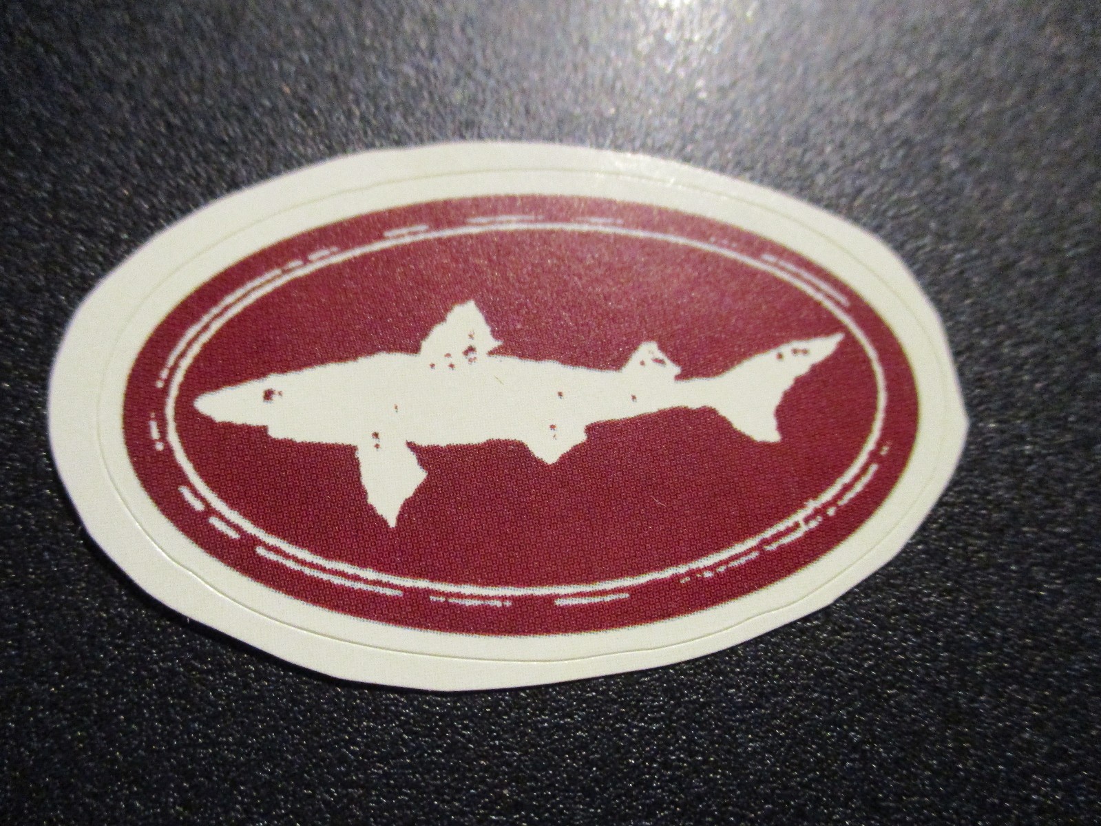 DOGFISH HEAD Oval Brown Shark STICKER decal craft beer dog fish 60 90 ...