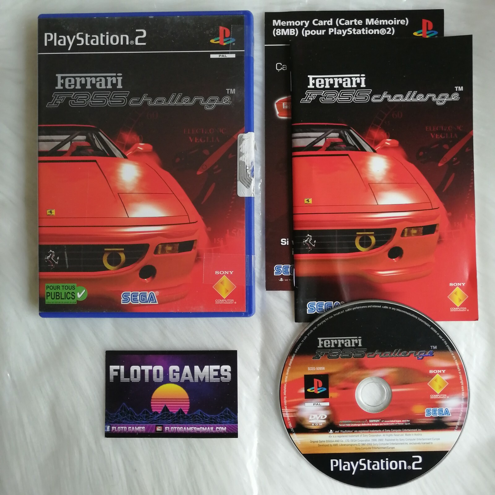 Ferrari F355 Challenge PlayStation 2 PAL - Prix - Photo - Présentation