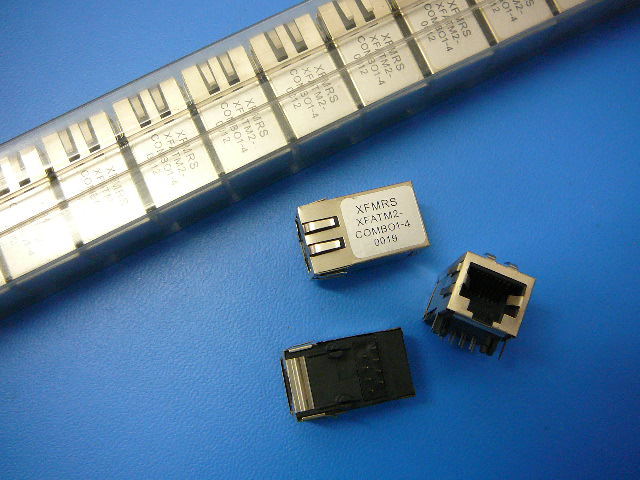 XFMRS PHONE CONNECTOR PCB MNT 8 CONTACT PIN PC TAIL TERMINAL **NEW ...