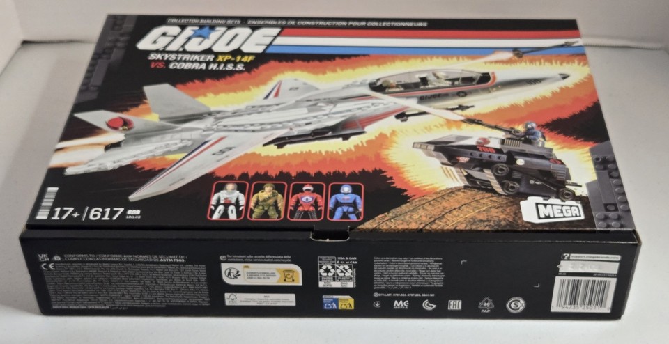 MEGA GI JOE Skystriker vs. COBRA H.I.S.S. Building Set. New. Free ...