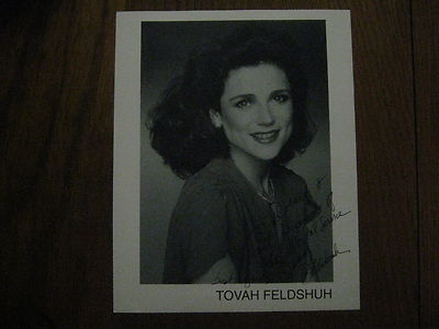 TOVAH FELDSHUN (Law and Order/"Danielle Melnick") Signed 8 X 10 B & W ...