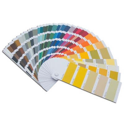 ENAMEL PAINT COLOURS - Fan Deck containing colours from RAL CLASSIC ...