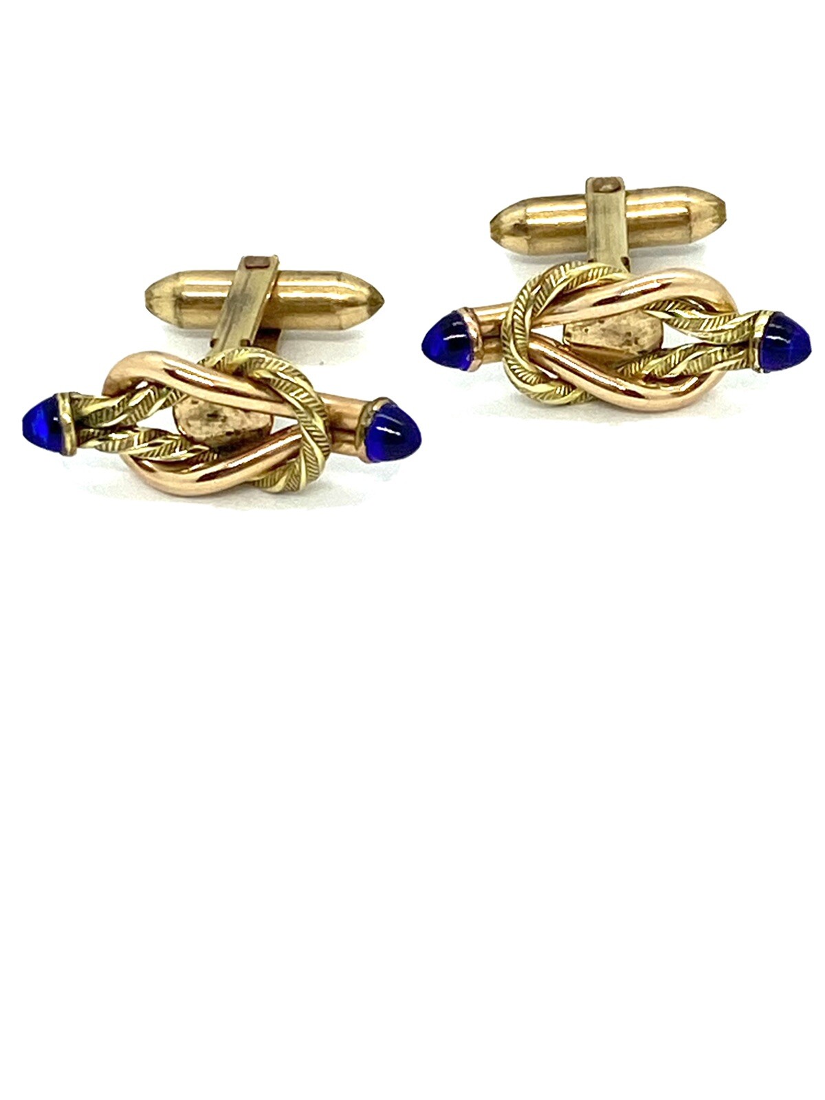 Vintage Hickok Goldfield Blue stone Cufflinks | eBay
