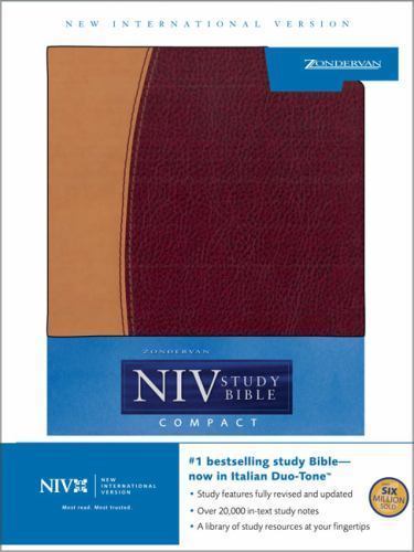 BRAND NEW! Study Bible-NIV-Compact by Zondervan 1985 (Imitation Leather ...