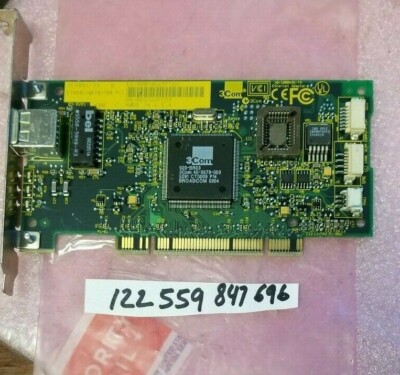 3COM 3C905C-TX ETHERLINK XL 10/100 BASE RJ45 PCI NETWORK CARD / ADAPTER ...