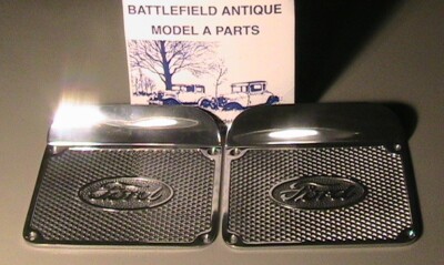 1928-1931 Model A and T Ford Running Board Step Plates. One Pair | eBay