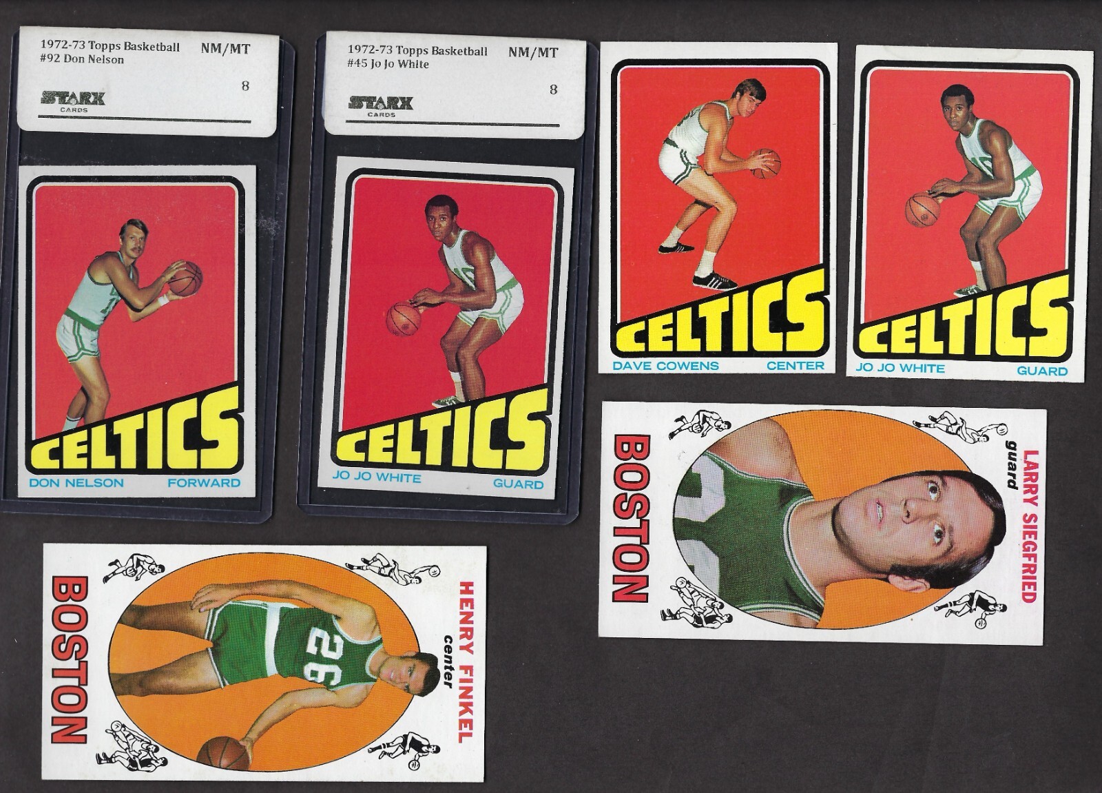 Lot of 20 high end Boston Celtics trading cards from 1969 to 1979 EX-MT ...