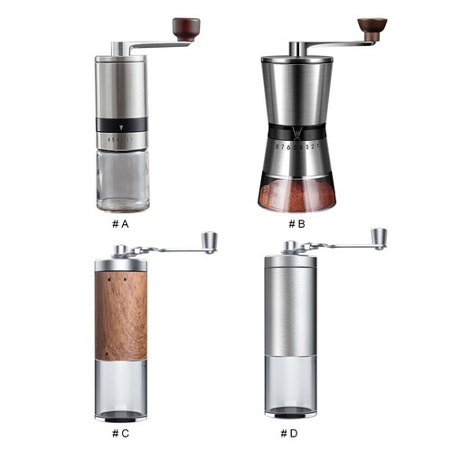 Hand Coffee Mill 6/8 Adjustable Settings Spice Grinder Ceramic Burr ...