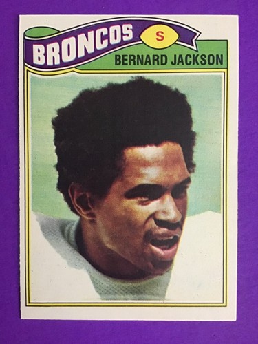 1977 TOPPS FOOTBALL SET BREAK CARD # 292 Bernard Jackson | eBay