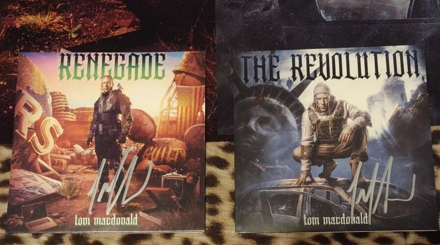 Tom Macdonald Autographed Signed the Revolution & Renegade 2 CD ...