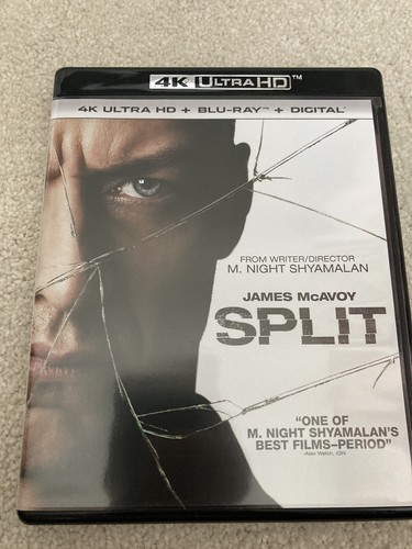 Split BLU-RAY in 4K Keepcase; NO 4K DISC NO Digital Copy; Shyamalan McAvoy 2016 | eBay