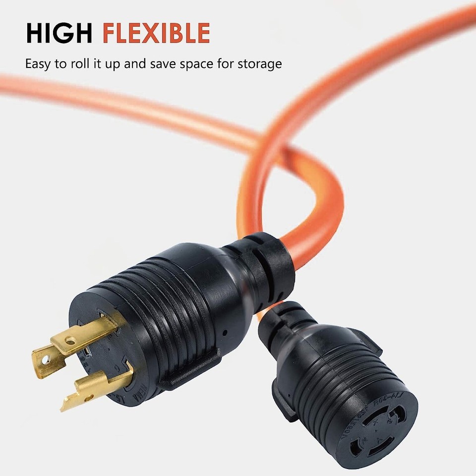 3 Prong to 4 Prong Generator Plug Adapter Generator Male Transfer ...