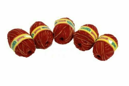 Lal Mauli Sacred Thread Holy red Kalava Dhaga wear on wrist in puja for ...