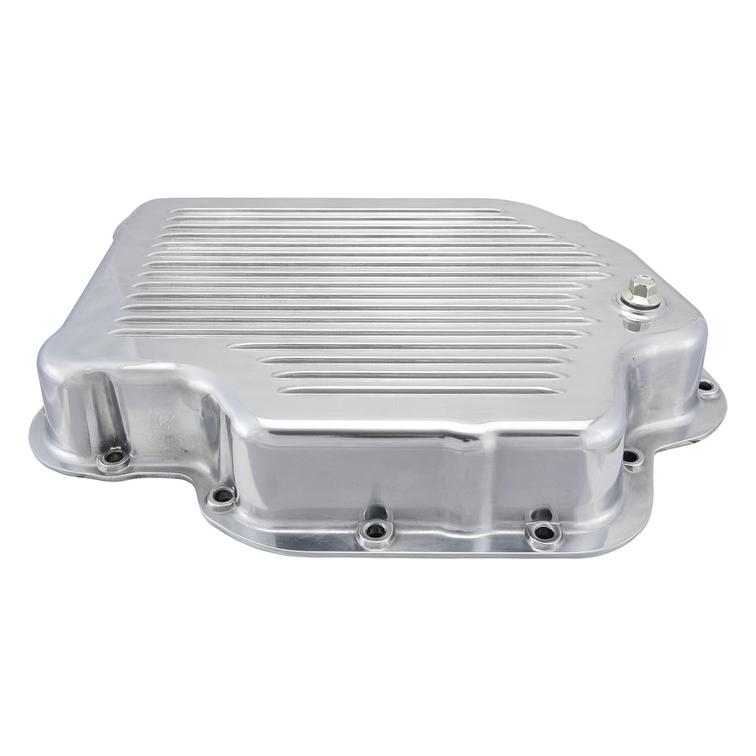 SHALLOW Polished Finned Aluminum TH-400 TH400 Turbo 400 Transmission ...