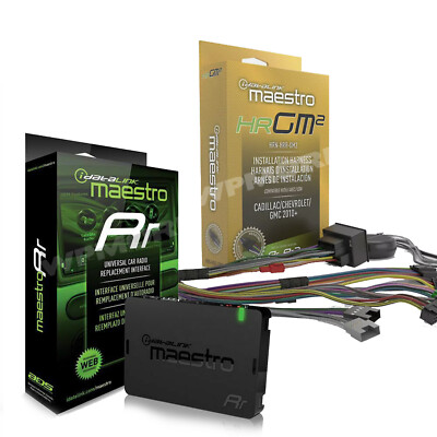 iDatalink MAESTRO ADS-MRR + HRN-HRR-GM2 T-Harness Chime Speaker for GM ...