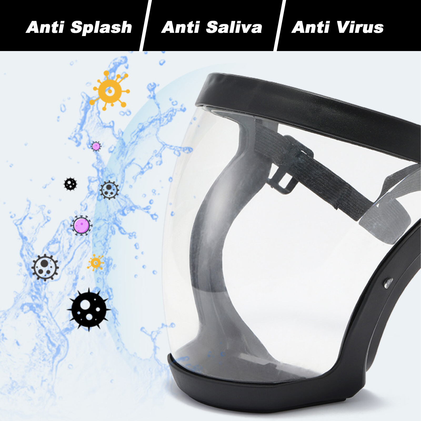 Anti-fog Shield Safety Full Face Super Protective Head Cover ...