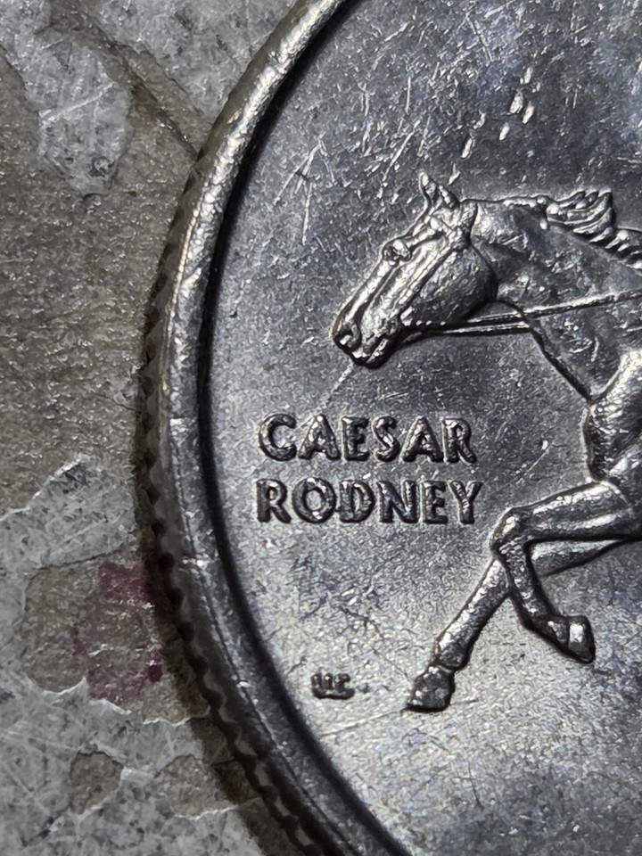 1999-P Delaware State Quarter Spitting Horse Error Coin | eBay