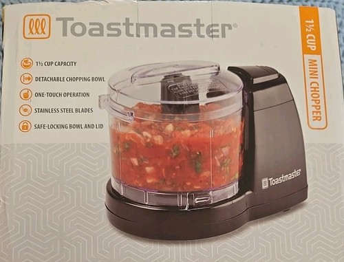 Toastmaster 1.5 Cup Mini Chopper Food Processor New In Box! | eBay