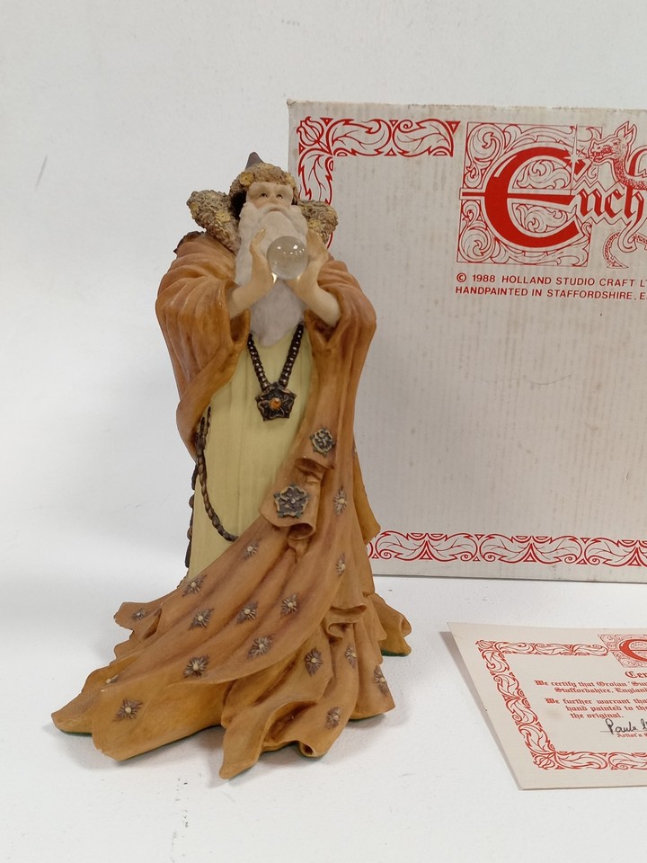 ENCHANTICA Oralon Summer Wizard Mystic Figurine With COA & Box 1988 ...