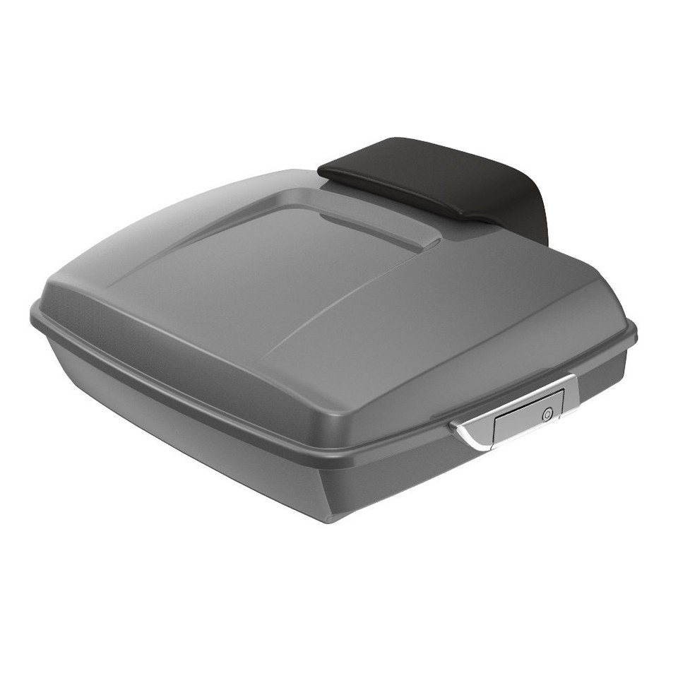 Advanblack Charcoal Pearl Razor Tour Pack Pak Luggage Fits 97+ Harley ...