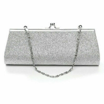 Women Glitter Clutch Purse Evening Party Wedding Banquet Handbag ...
