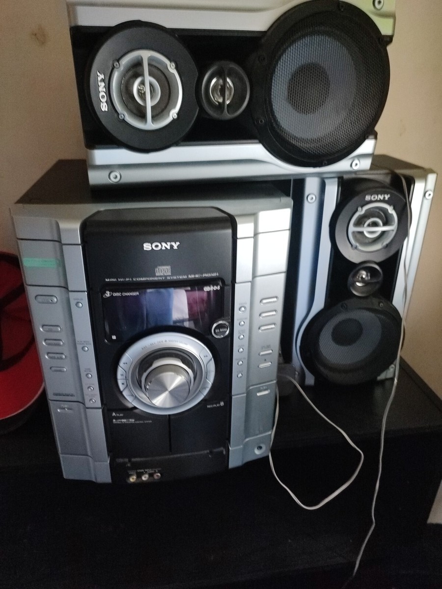 Sony Radio System Sony MHC V50D Audio System Delivers High Quality