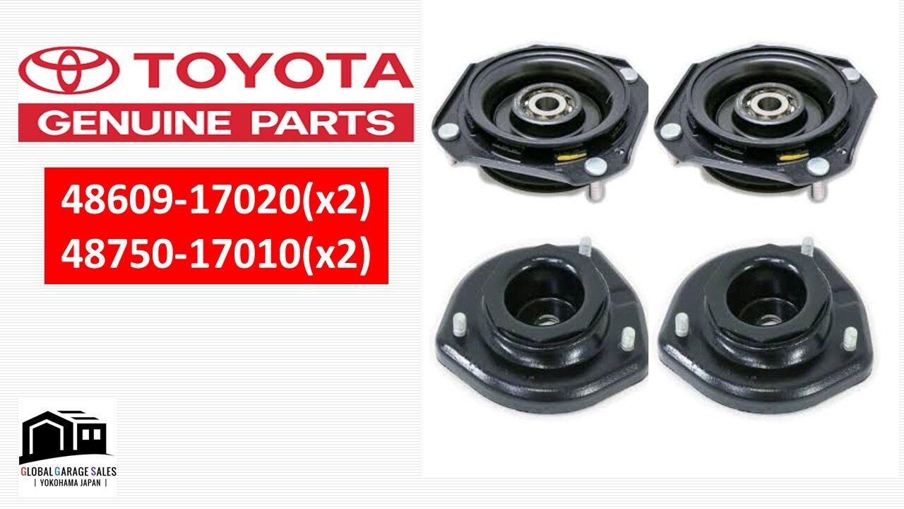 Toyota OEM MR2 AW10 AW11 SUSPENSION SUPPORT ASSY F＆R R＆L 4SET | eBay