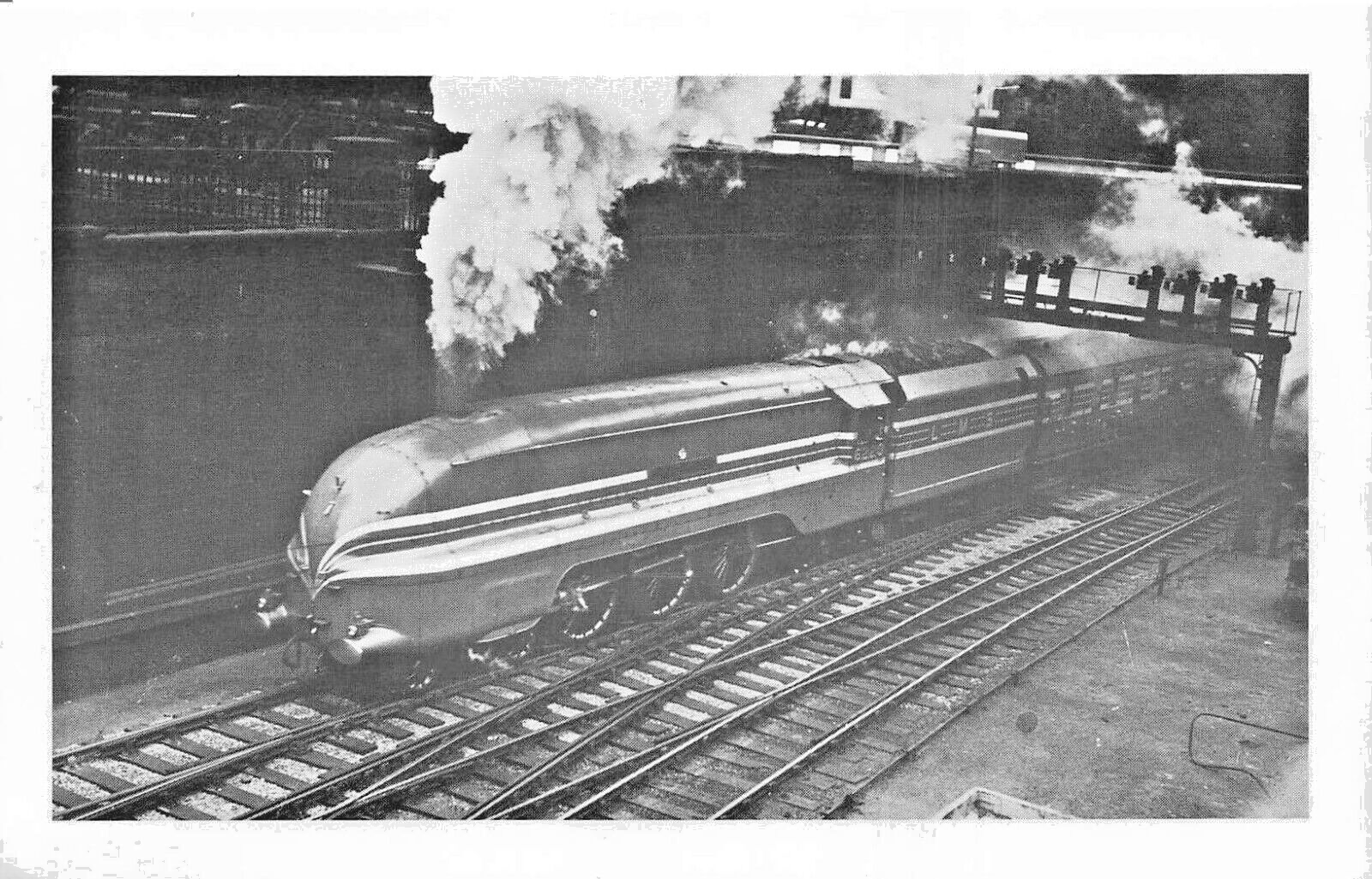 L. M. S. 462 Streamlined Locomotive No. 6220 "Coronation"~RAILROAD ...