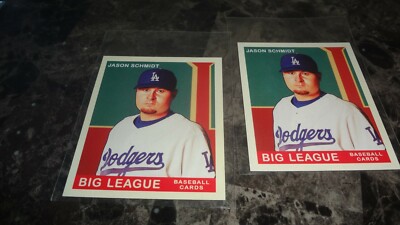 LOT OF 2 MINI 2007 U.D. GOUDEY # 53 JASON SCHMIDT BASEBALL CARD | eBay