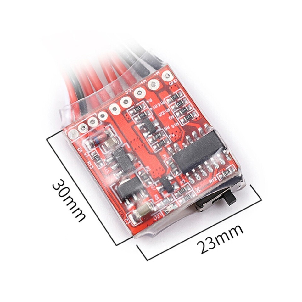 2x High Quality 30A Brushed ESC Speed Controller for RC Car Boat Model ...