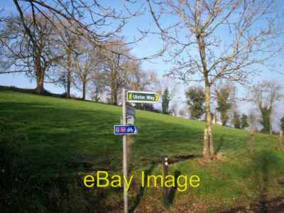 Photo 6x4 Directional Sign for the "Ulster Way" on Greenisland Road, Po ...