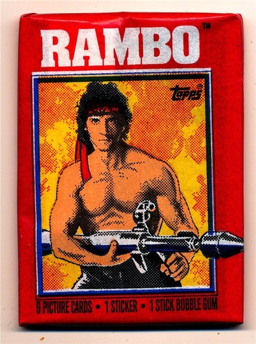1985 Topps Rambo (Movie) Trading Card Pack | eBay