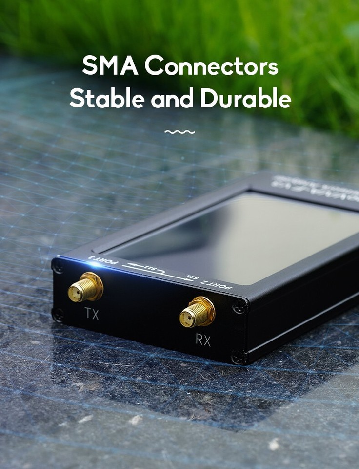 NanoVNA-F V3 1MHz-6GHz Vector Network Analyzer VNA for MF/HF/VHF/UHF ...