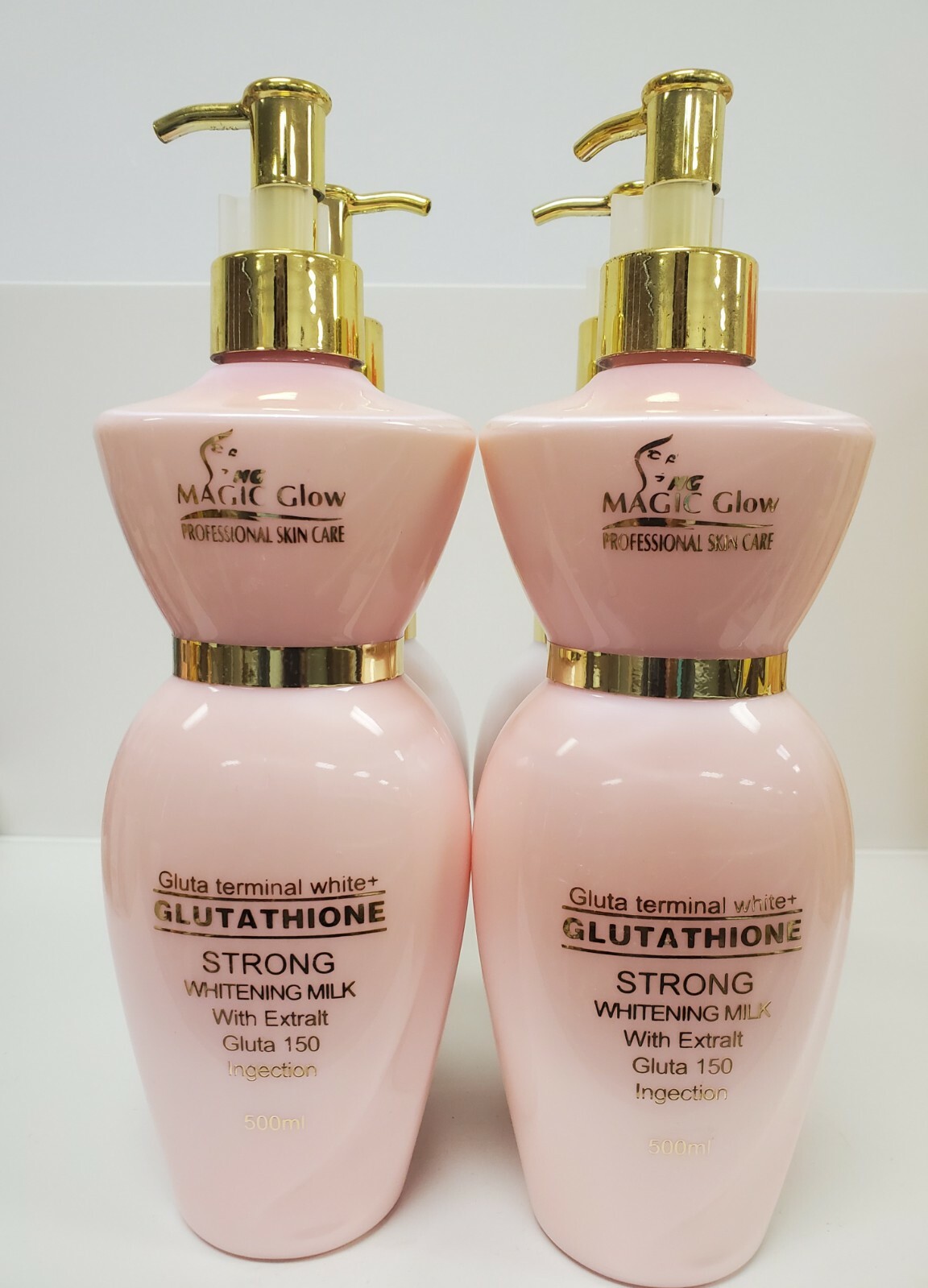 2x MAGIC GLOW GLUTATHIONE STRONG WHITENING BODY MILK 500ML | eBay