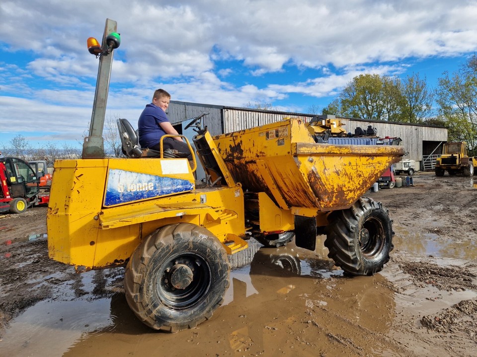 Thwaites 6 ton dumper dumptruck digger rops twin flashing lights | eBay UK