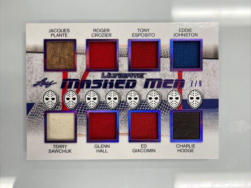 2019-20 Leaf Ultimate Masked Men Plante/Crozier/Esposito/Johnston ...