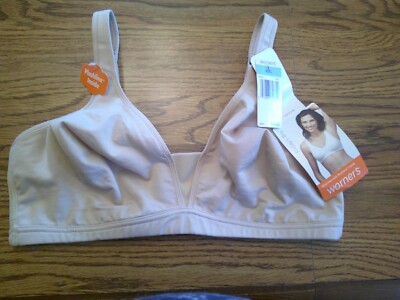 Warner's Friday's Soft Cup wire-free Bra nude 40C NWT | eBay