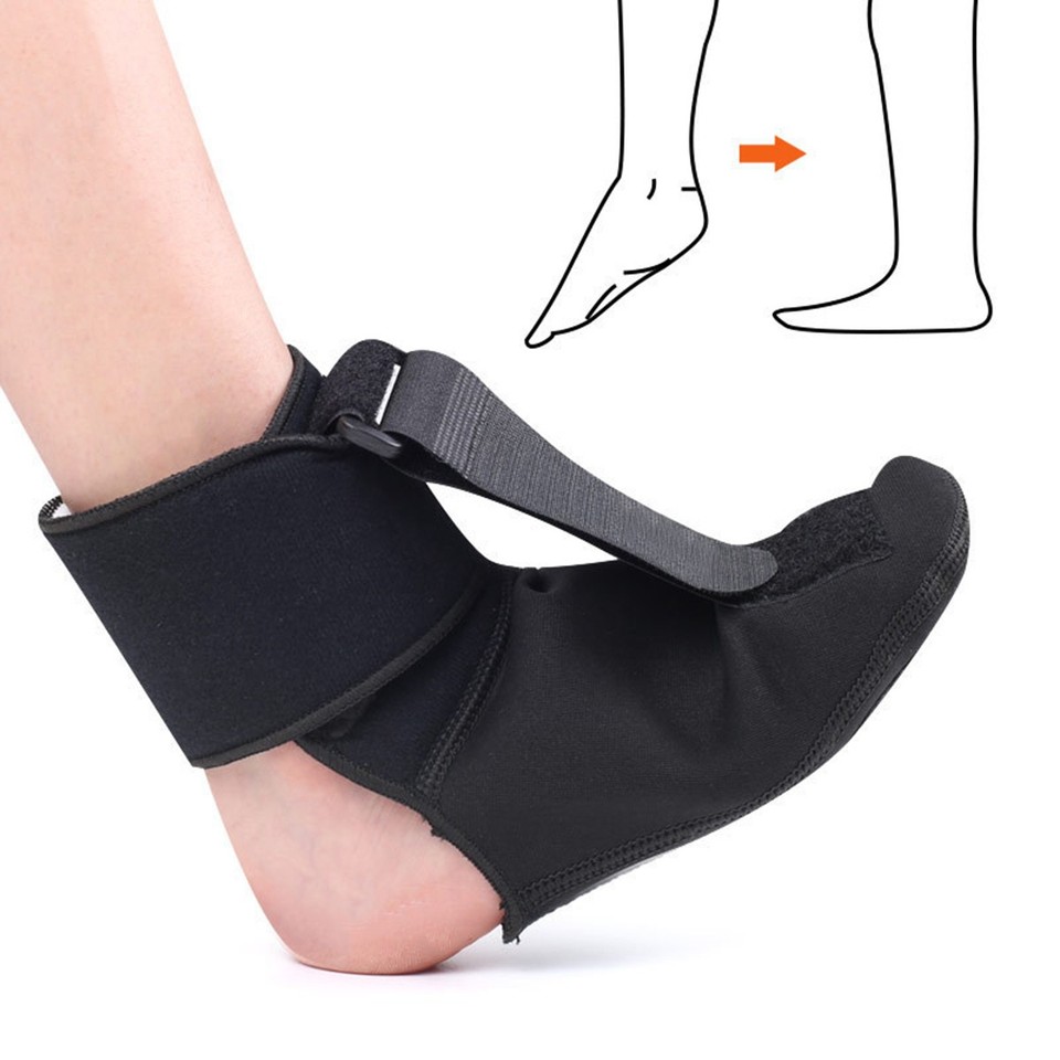 1Pcs Sock Support Dorsal Drop Foot Brace Soft Stretching Boot Splints ...