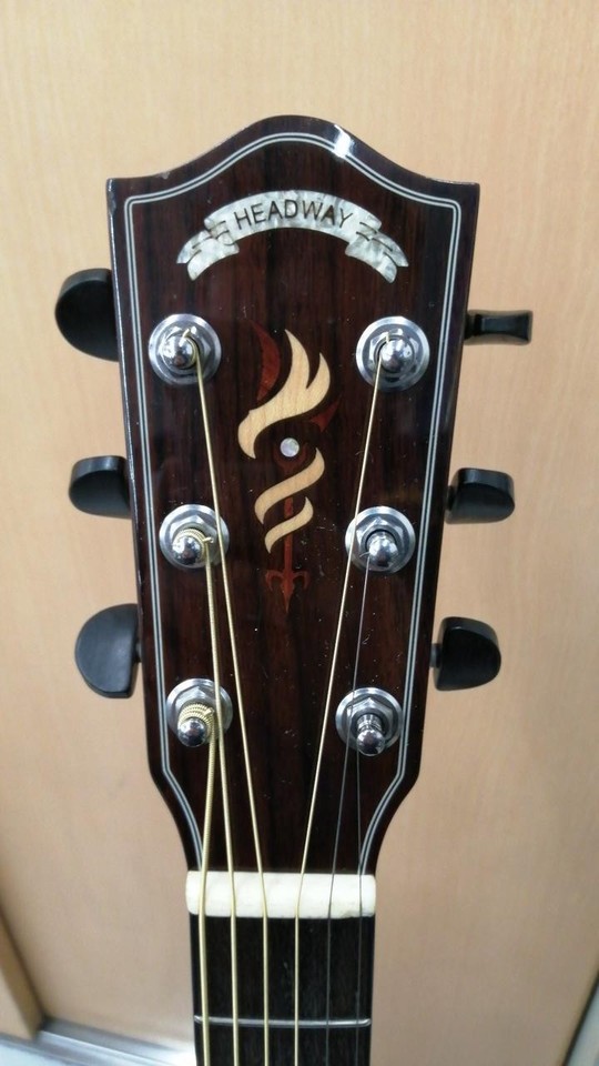 HEADWAY Acoustic Guitar HD-590AS NA Natural Finish | eBay