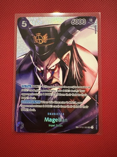 One Piece Card TCG Magellan SP OP02-085 Kingdoms of Intrigue Foil 🤩 | eBay