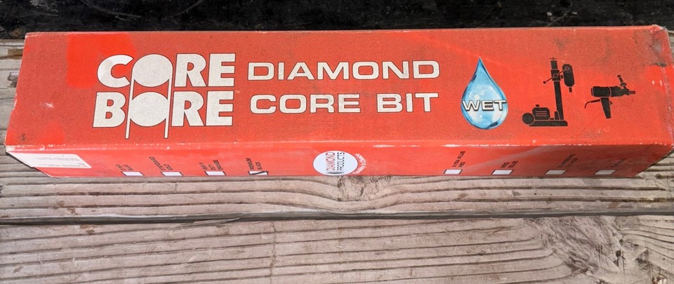 Diamond Products 06144 Core Bore 3-Inch Premium Black Wet Core Bit | eBay
