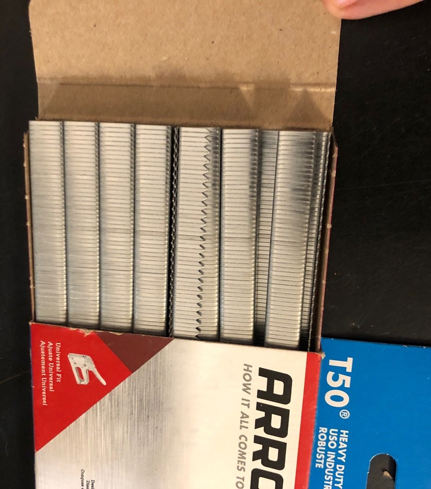 Arrow 506 Heavy Duty T50 Staples 3/8" / 10mm 1250 Count 79055500384| eBay