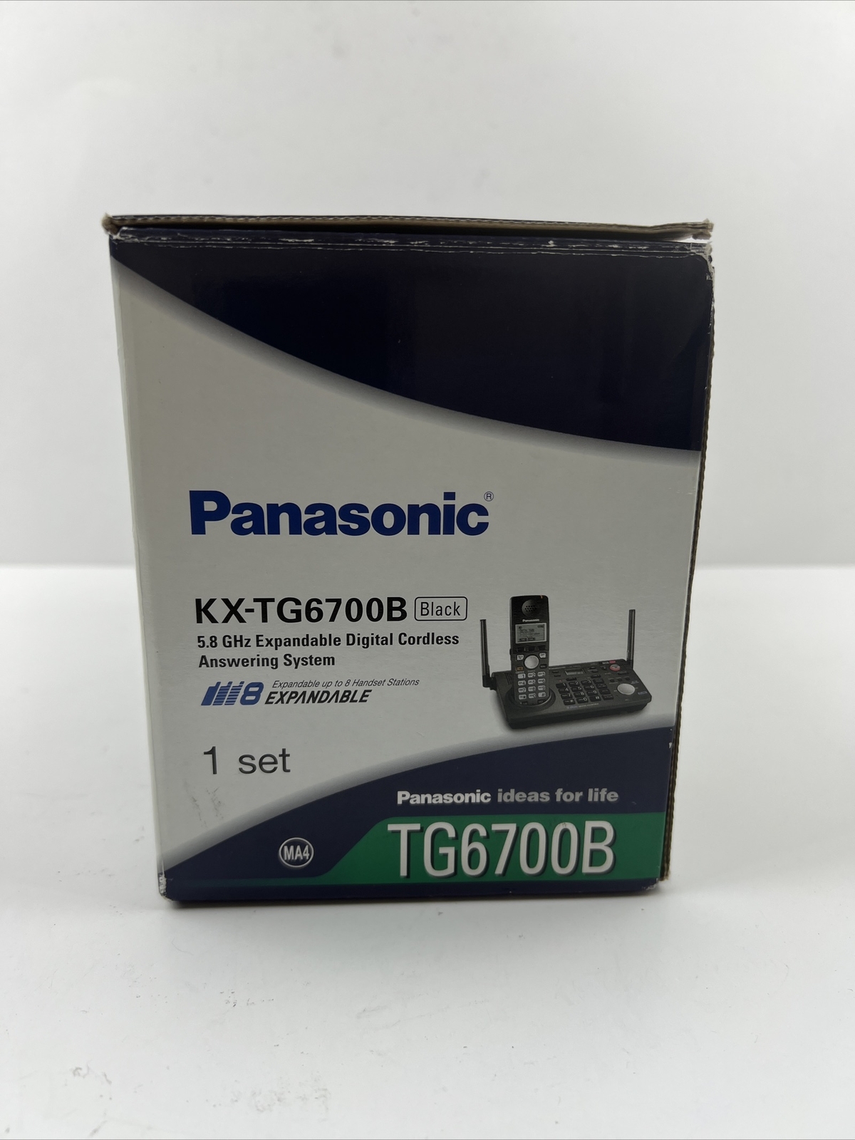 Panasonic KX-TG6700B 5.8 GHz 2 Lines Phone for sale online | eBay