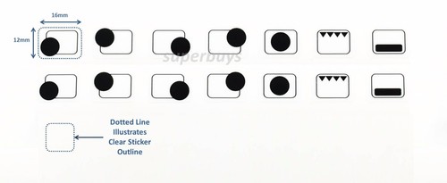 Double Set 4 & 5 Hob Adhesive Oven Stove Knob Switch Range Stickers ...