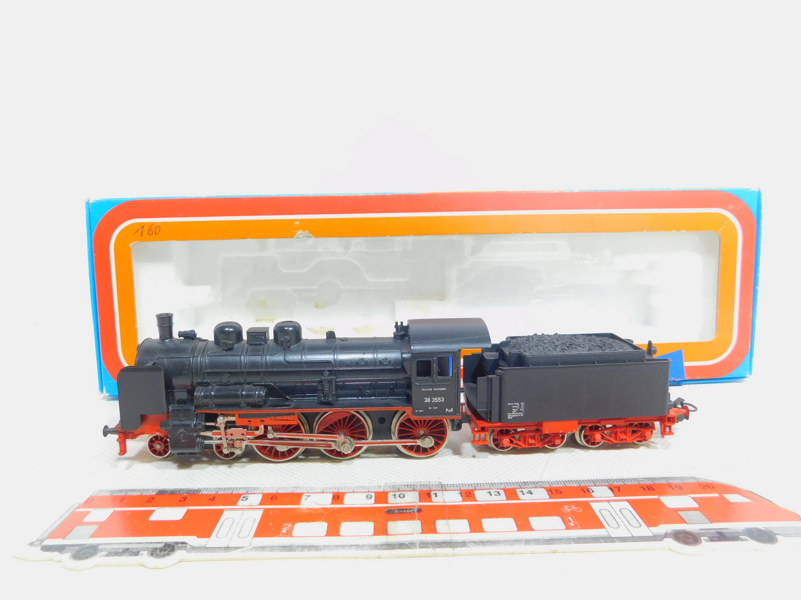 By21-1# Märklin H0/AC 3099 Steam Locomotive 38 3553 DRG S.g.+Box | eBay