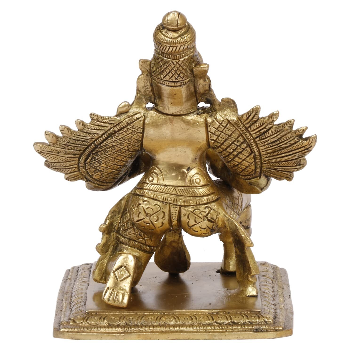 Brass Lord Garuda Garud Dev Vishnu Vehicle Eagle Idol Statue Figurine ...