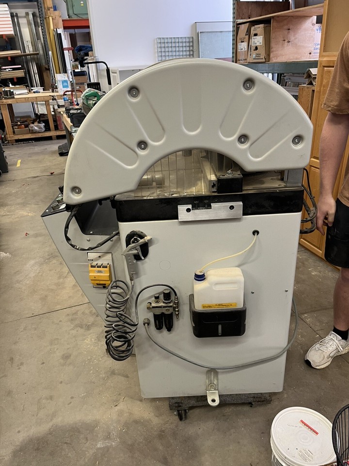 PANDA 400 sawing machine for aluminum and PVC with up-feed blade upcut ...