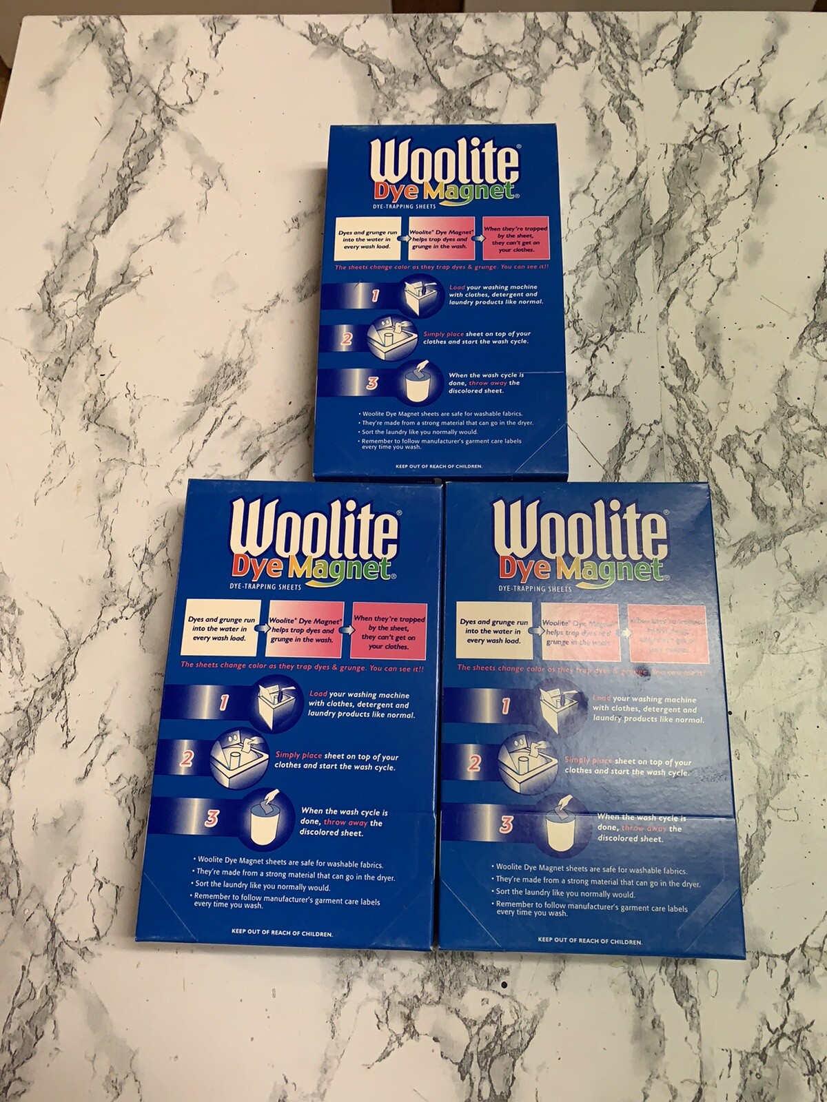 Woolite Dye Magnet Dye-trapping Sheets - 20 EA for sale online | eBay